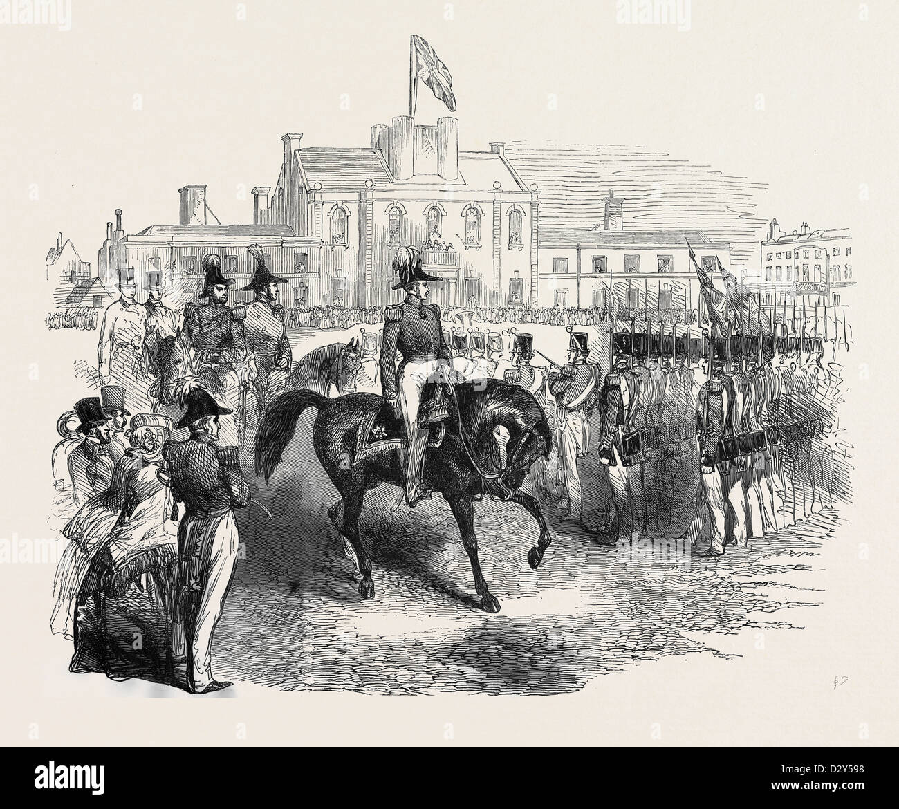 REVIEW OF THE HON. ARTILLERY COMPANY, BY HIS ROYAL HIGHNESS PRINCE ...