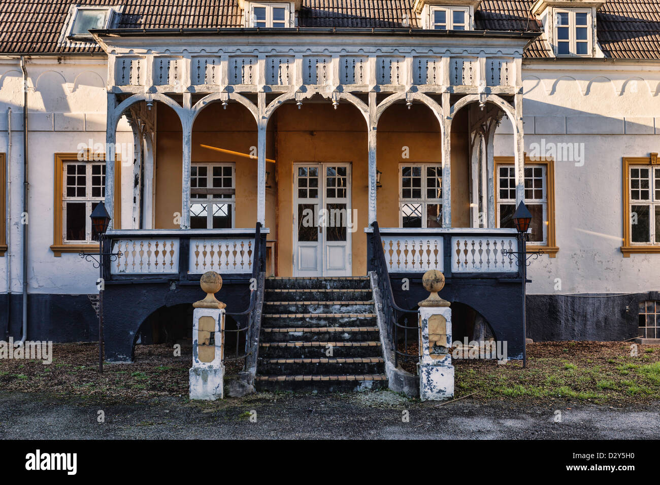 Old withered inn at Korinth on funen in Denmark Stock Photo - Alamy