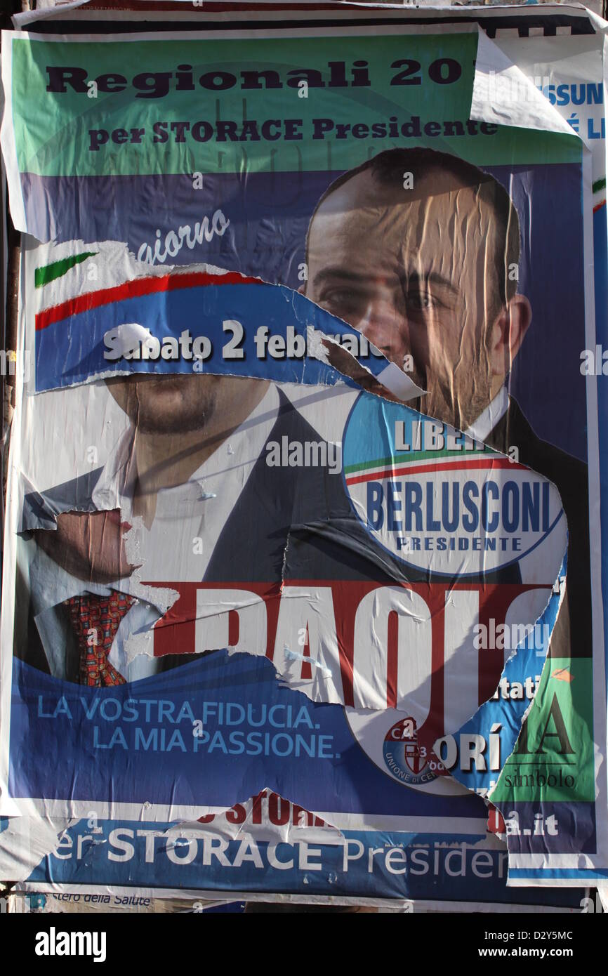Torn political posters on wall hi-res stock photography and images - Alamy