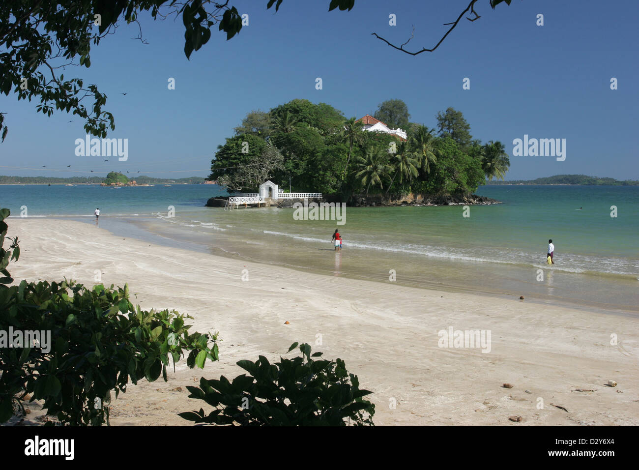 Weligama, Sri Lanka, on the beach of Weligama Stock Photo - Alamy