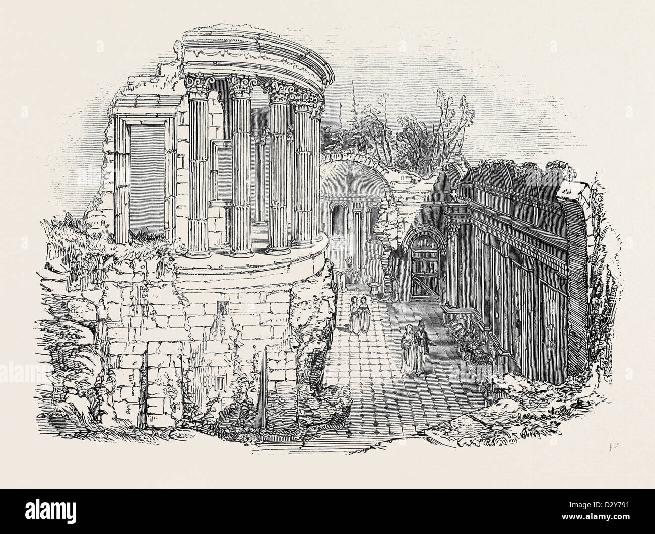 TEMPLE OF VESTA Stock Photo - Alamy