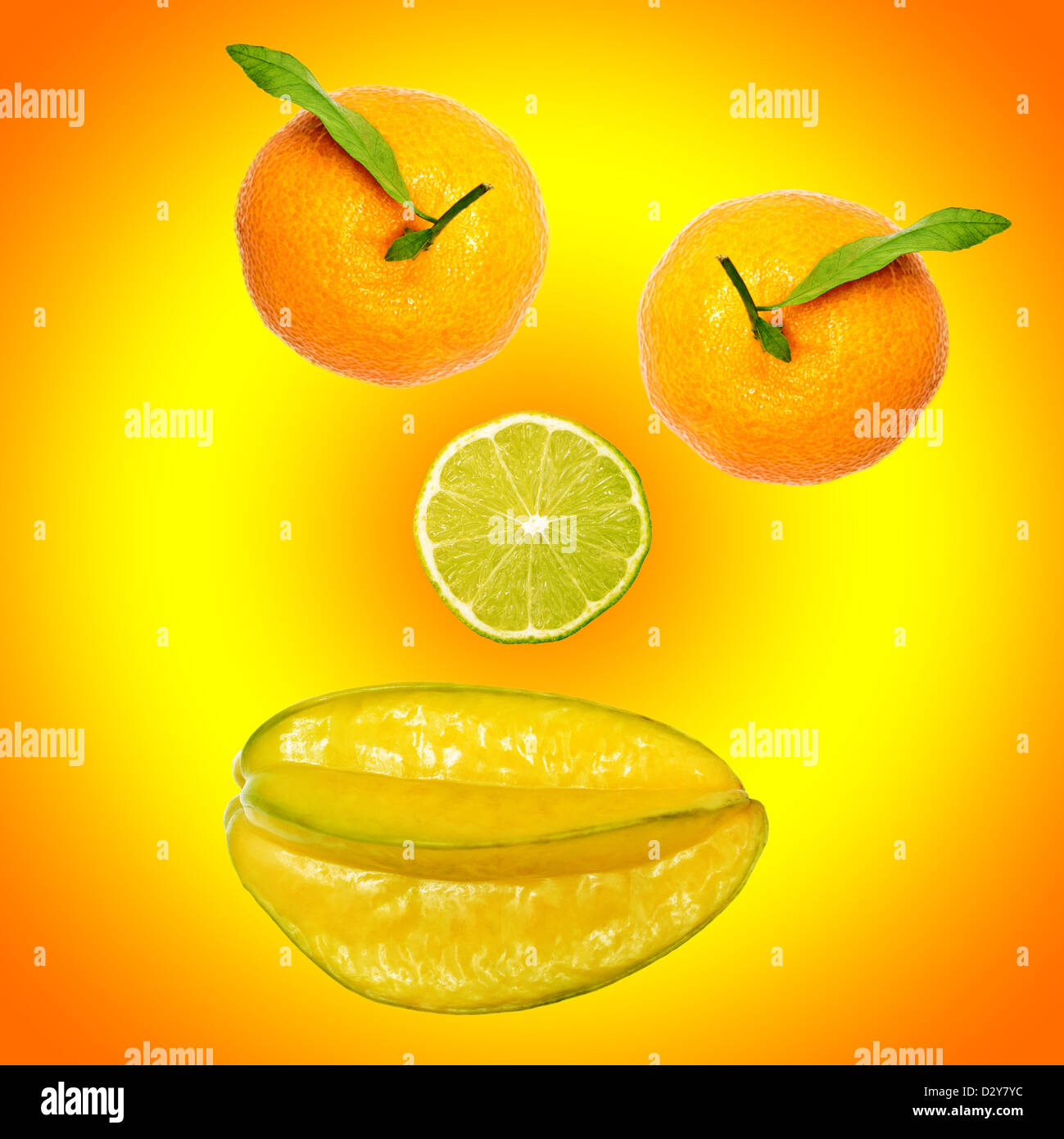Lemon smiley face hi-res stock photography and images - Alamy