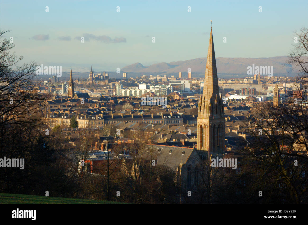 Glasgow city view hi-res stock photography and images - Alamy