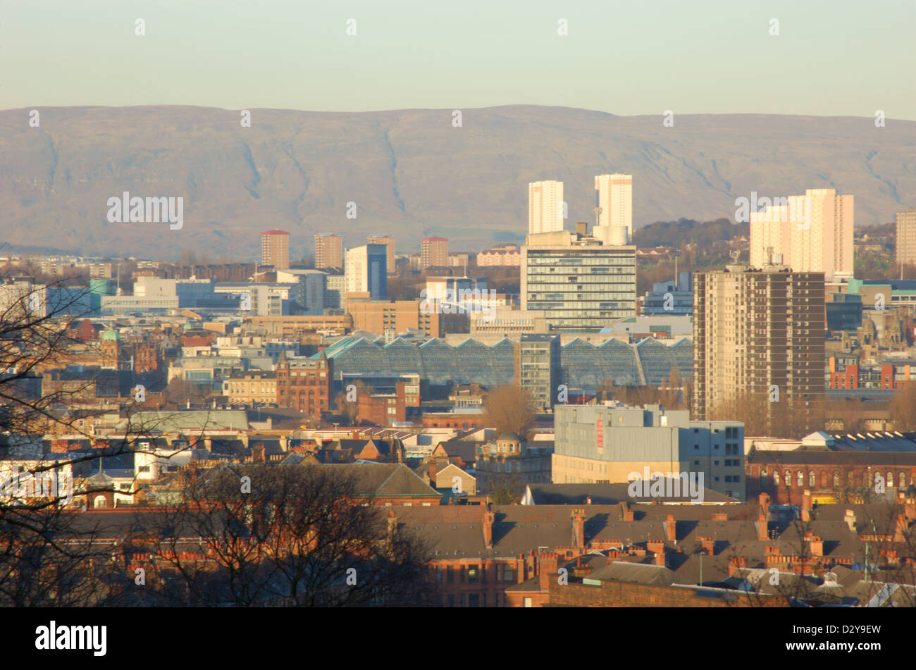 Glasgow city skyline hi-res stock photography and images - Alamy