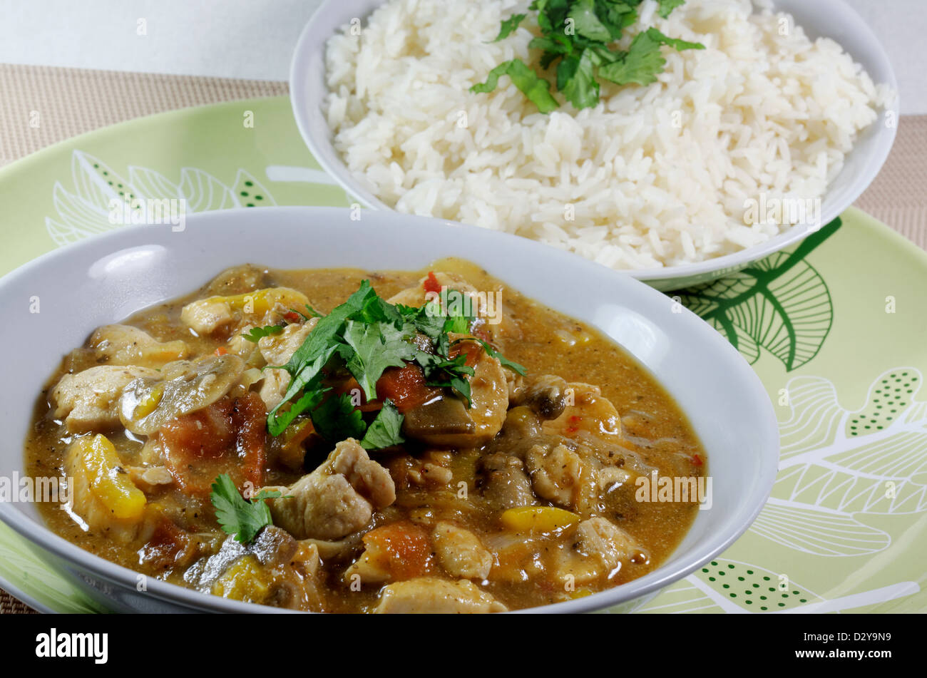 Chicken curry and rice hi-res stock photography and images - Alamy