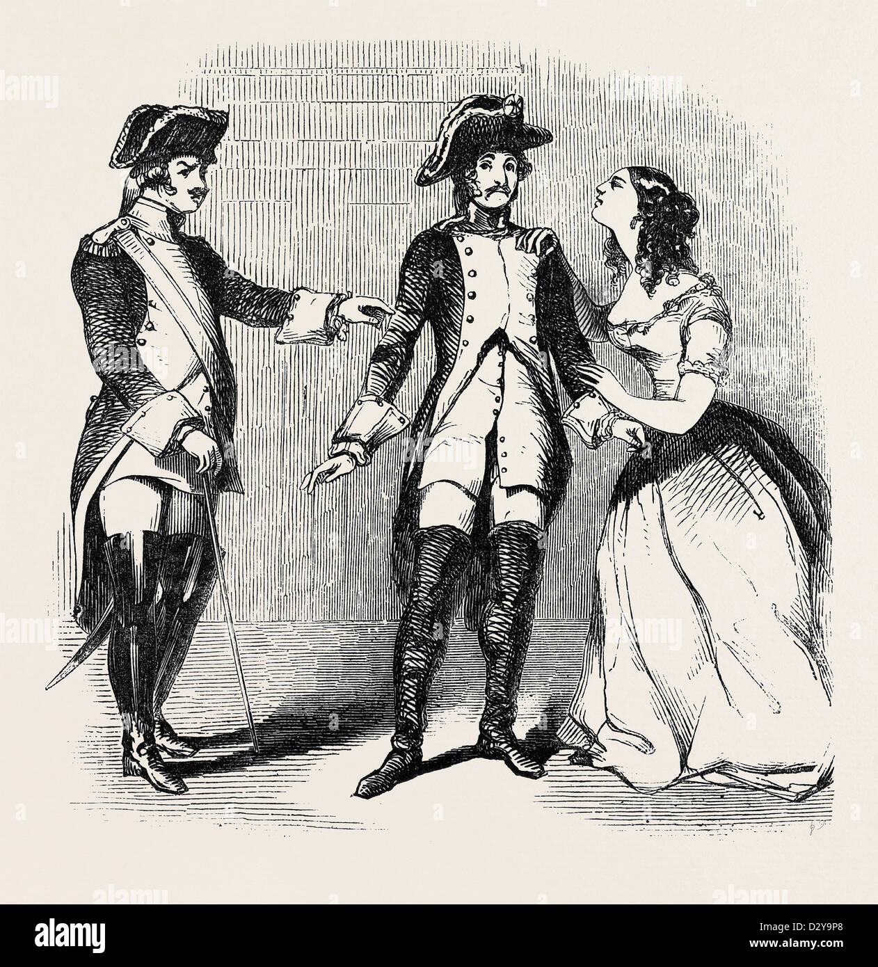 SCENE FROM "THE BRIGADIER," AT THE PRINCESS' THEATRE Stock Photo - Alamy