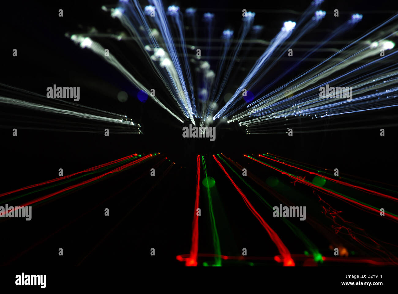 Streaking lights/Light painting Stock Photo - Alamy