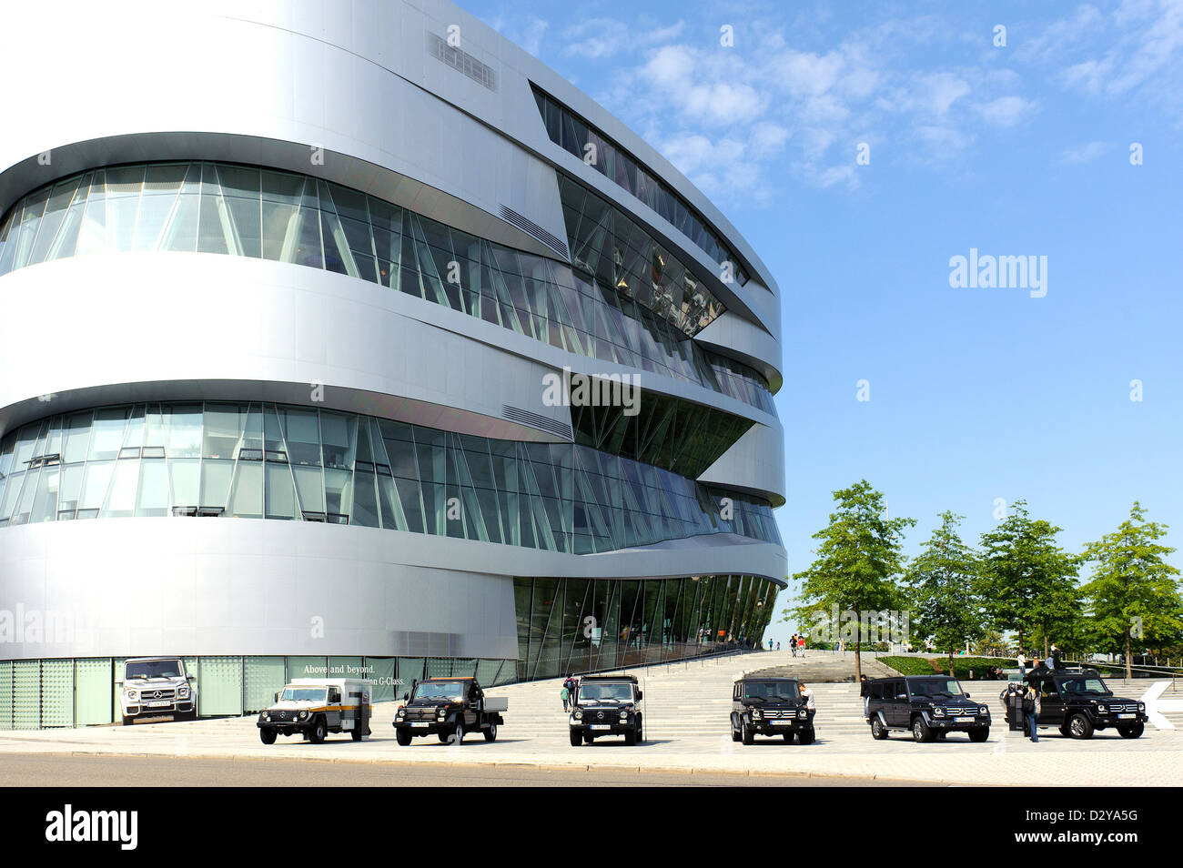 Mercedes Museum in Stuttgart, Germany Stock Photo - Alamy