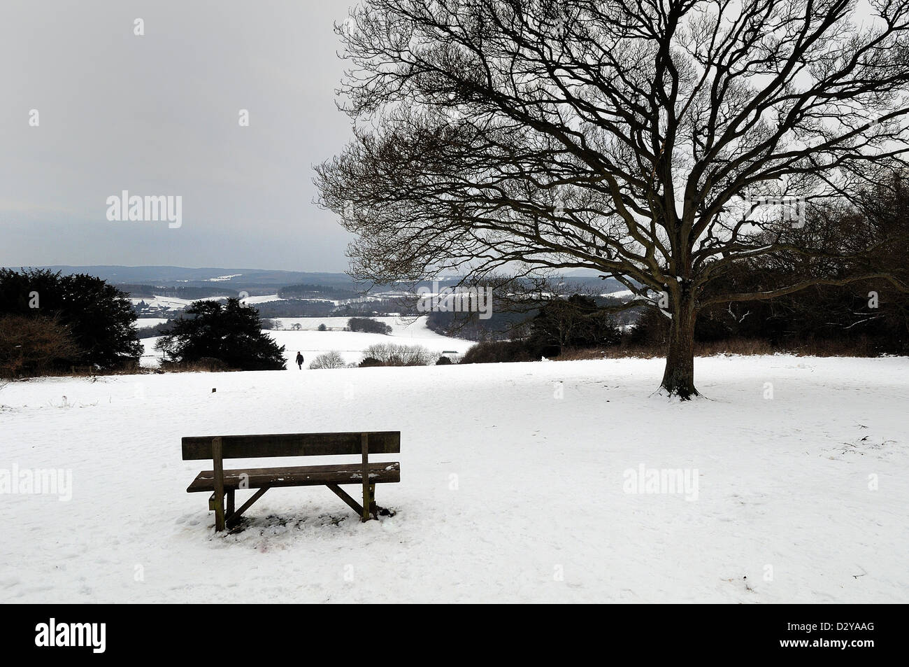 Guildford in the snow hi-res stock photography and images - Alamy