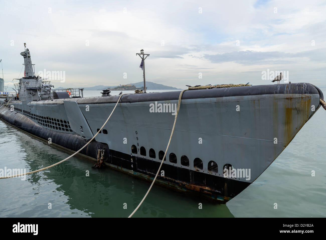 USS Pampanito Submarine, Fisherman's Wharf, San Francisco,USA Stock ...