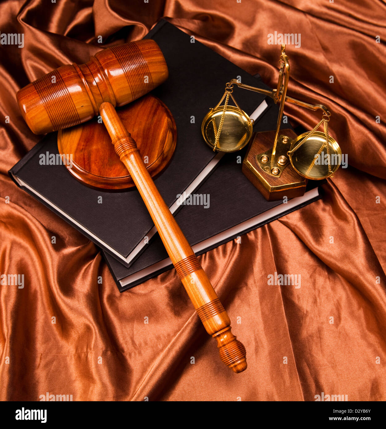 Law theme, mallet of judge Stock Photo - Alamy