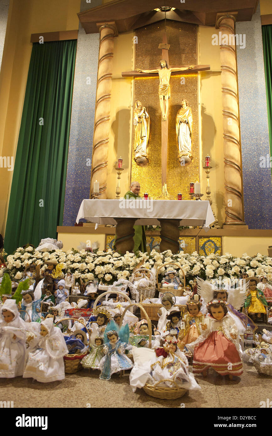 Feb. 2, 2013 - Los Angeles, CALIFORNIA, USA - Pilgrims celebrated the ...