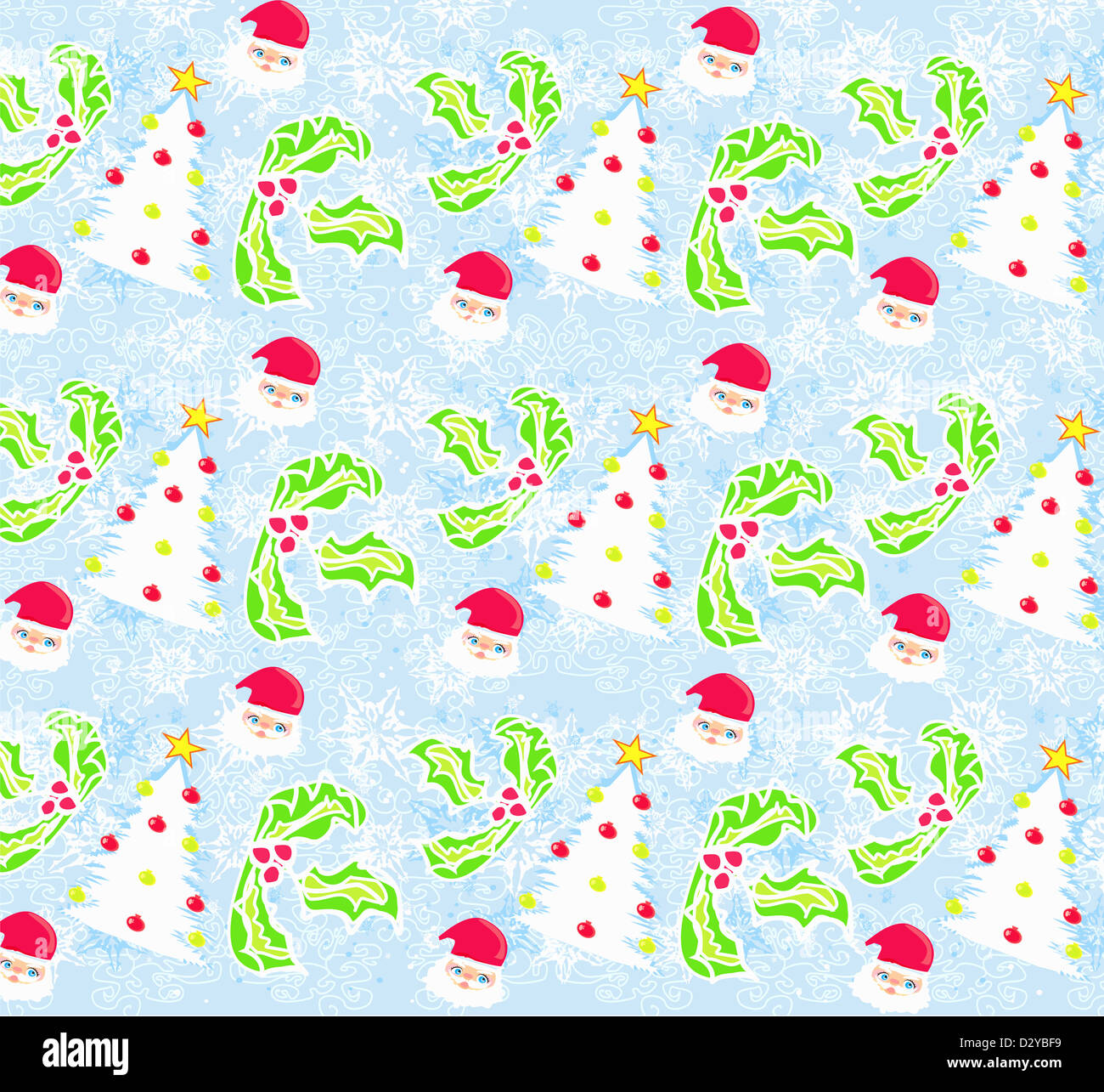 Seamless Christmas pattern Stock Photo - Alamy