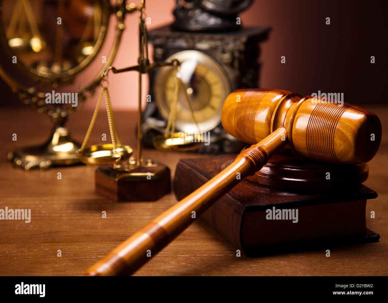 Law theme, mallet of judge Stock Photo - Alamy