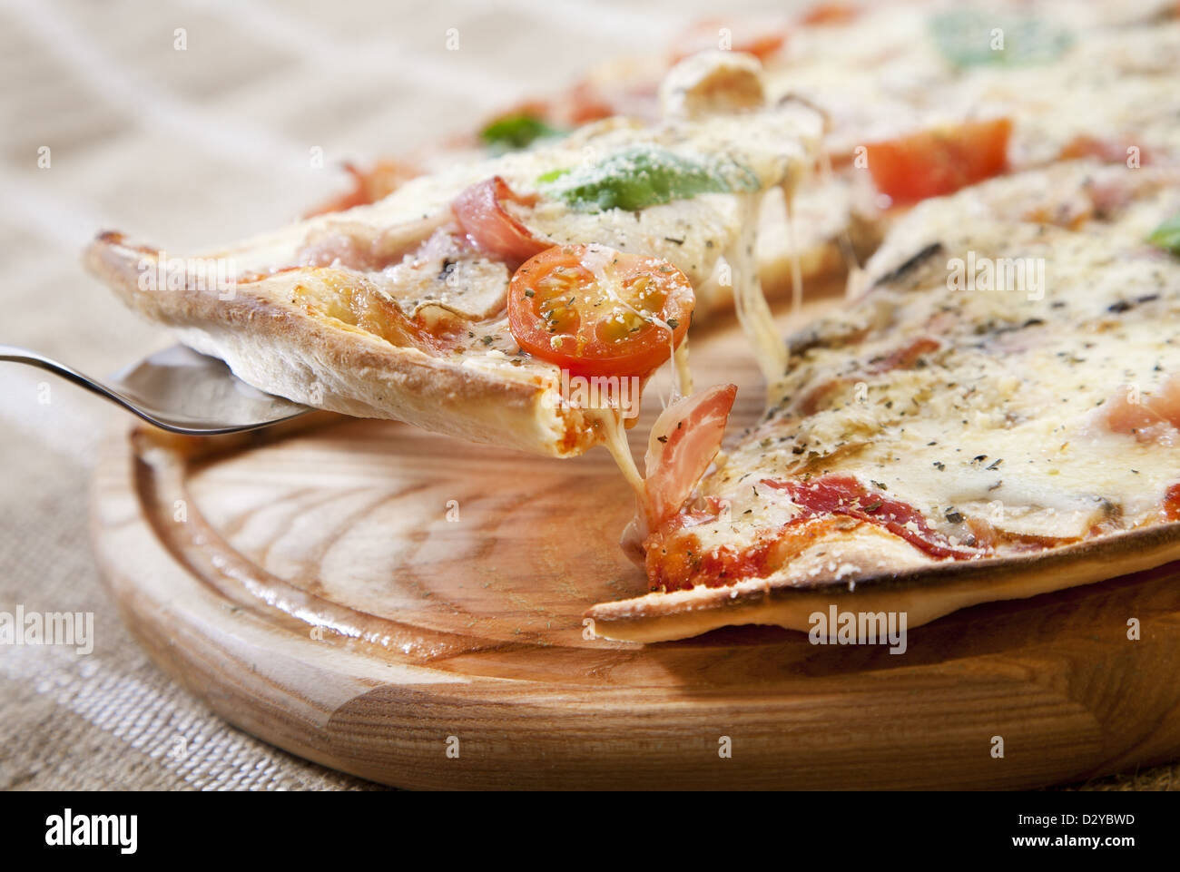 Pizza slice taken hi-res stock photography and images - Alamy