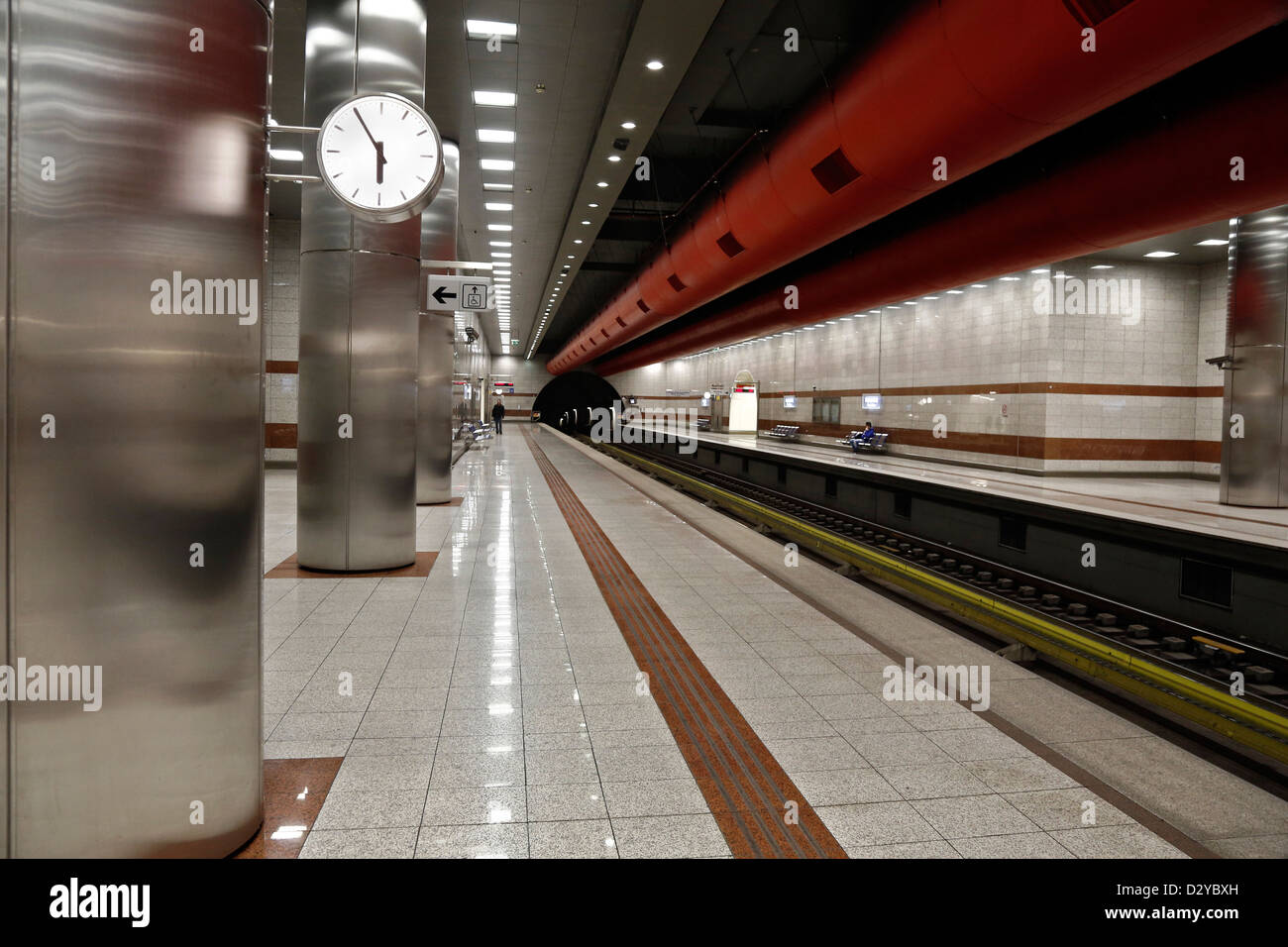 Metro station, Athens, Greece Stock Photo - Alamy