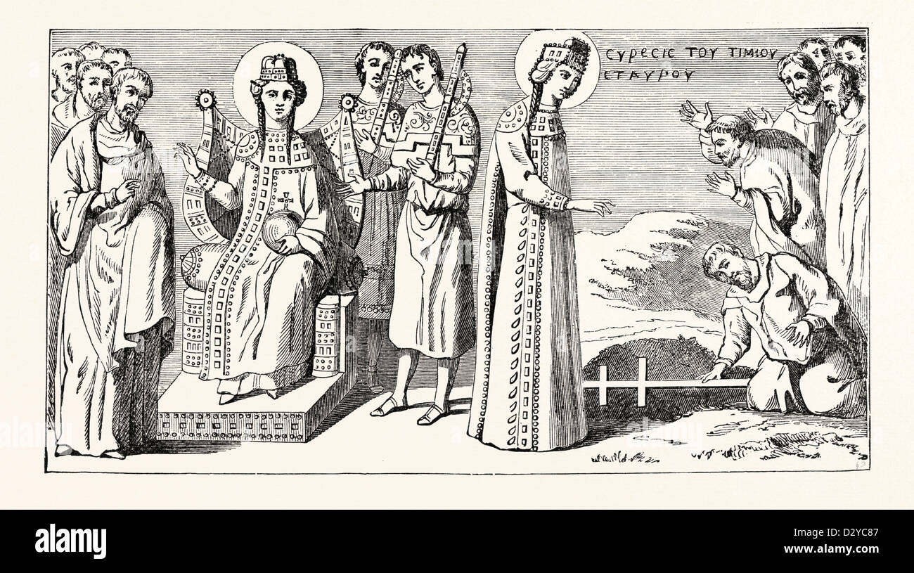 ST. HELENA DISCOVERING THE TRUE CROSS Stock Photo - Alamy