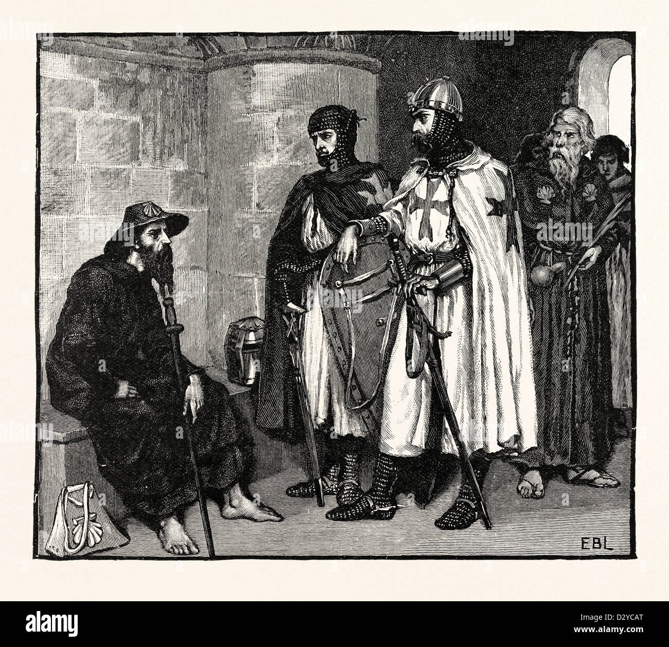 PILGRIM (A) PALMER (D) HOSPITALLER (B) TEMPLAR KNIGHT (C) AND ...