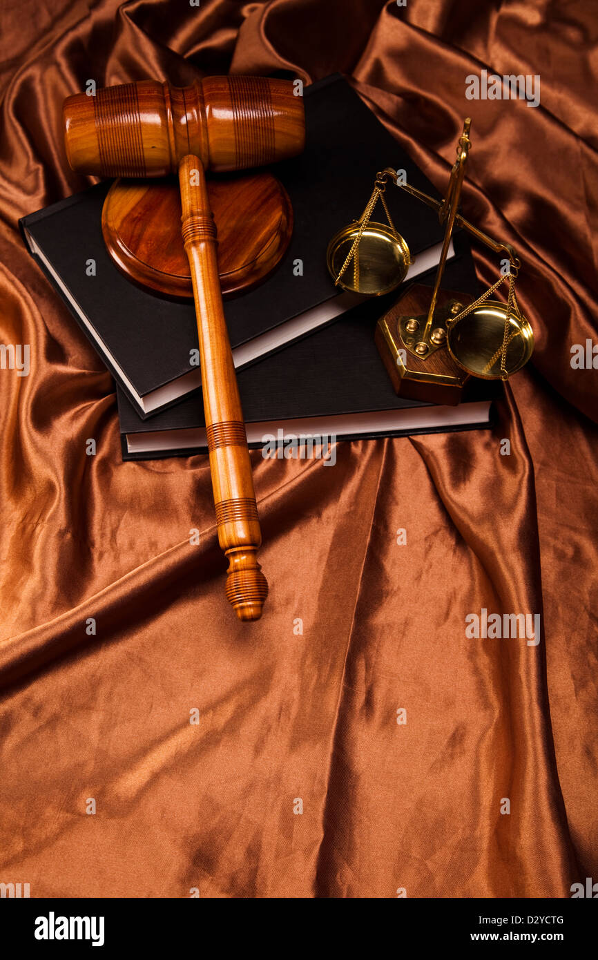Law theme, mallet of judge Stock Photo - Alamy