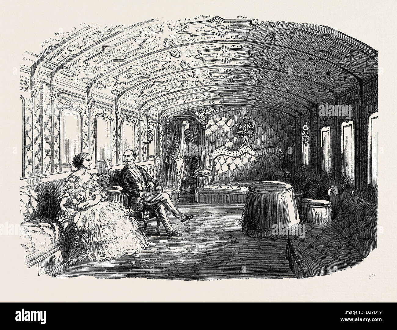 Train saloon hi-res stock photography and images - Alamy