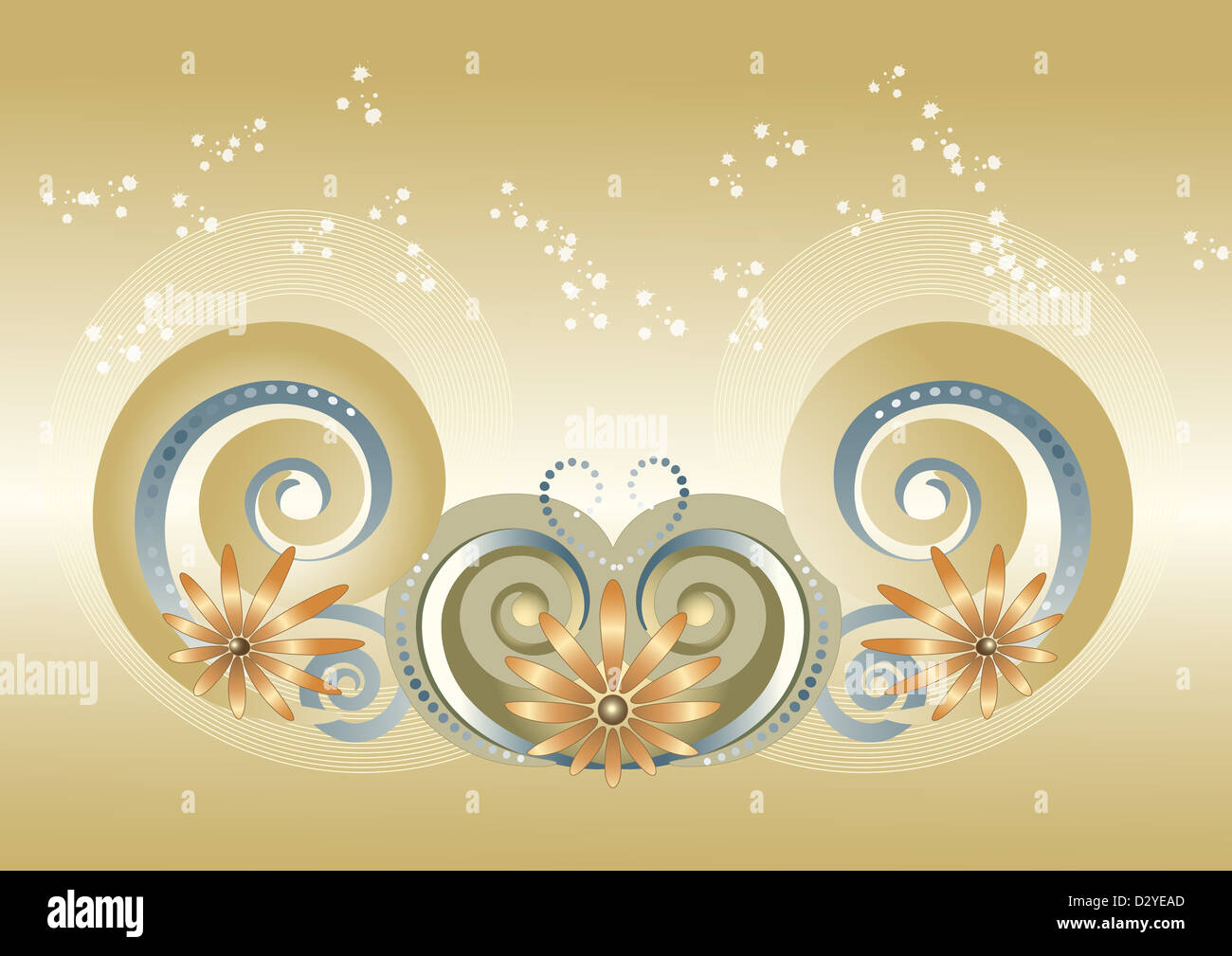 Bright banner of twisted forms Stock Photo - Alamy
