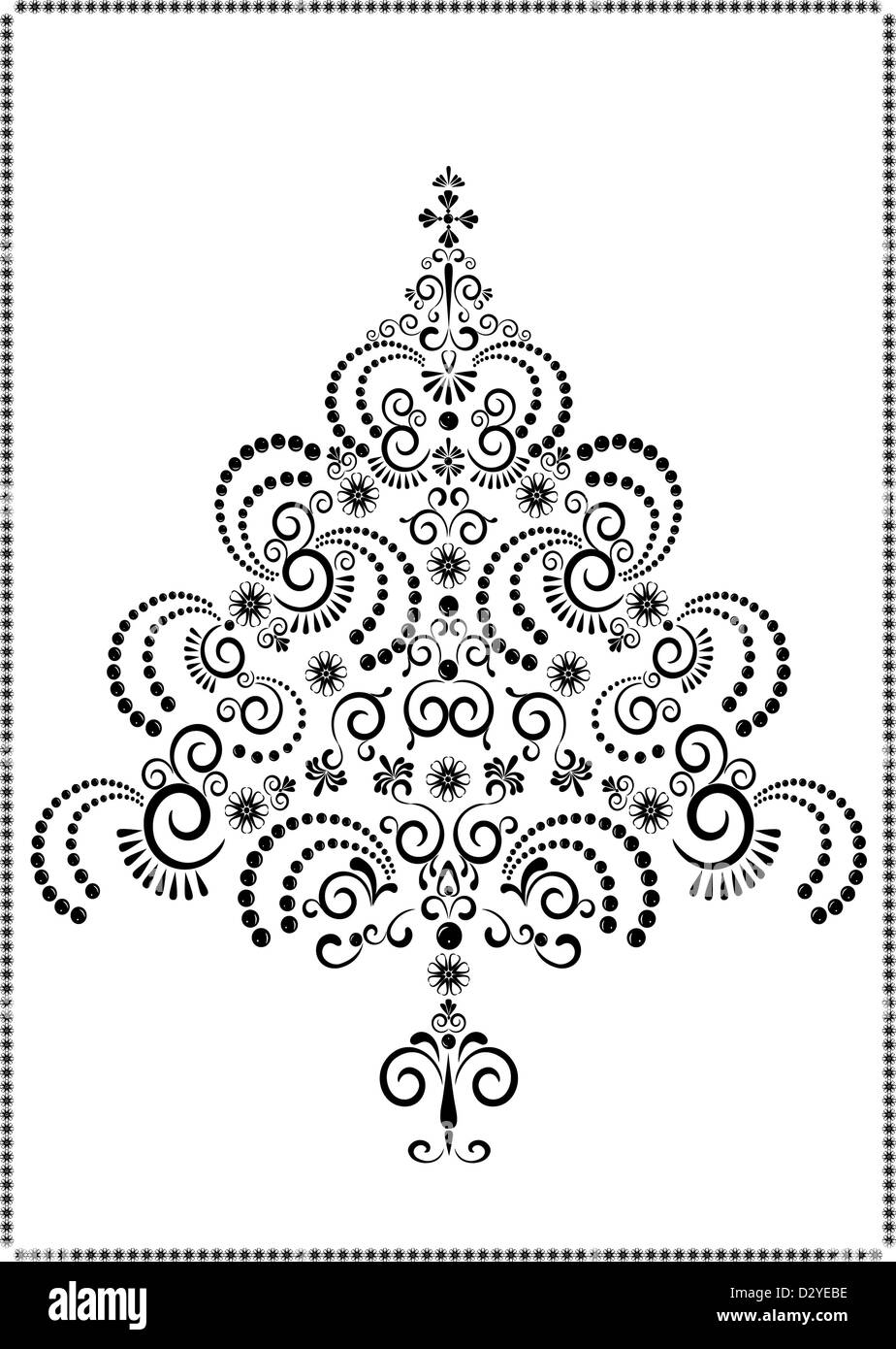 Rain stars christmas background black Black and White Stock Photos ...