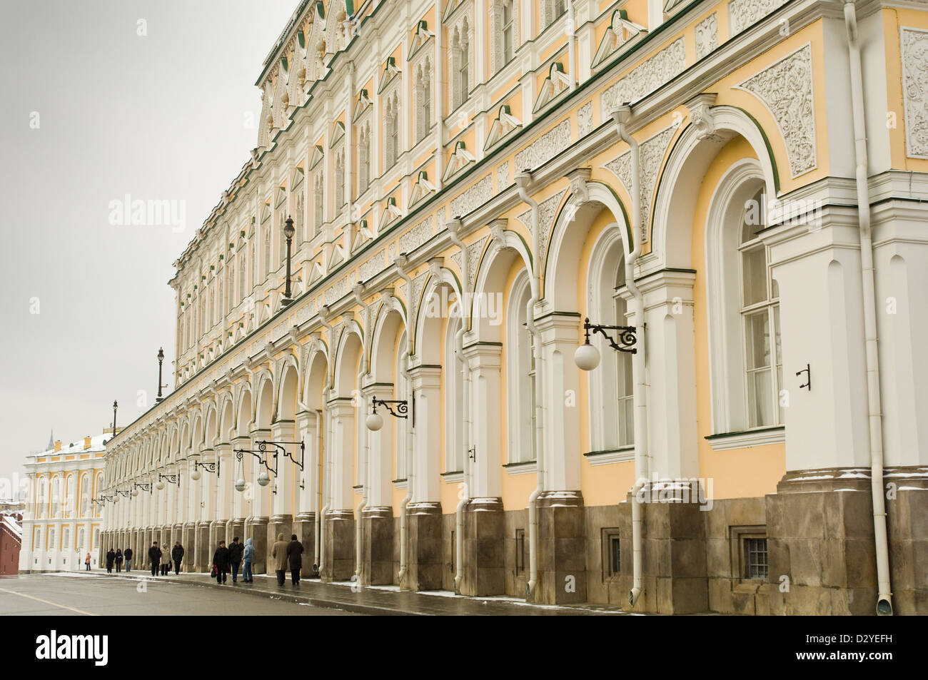 Exterior of the Great Kremlin Palace, in the Kremlin, Moscow, Russia ...