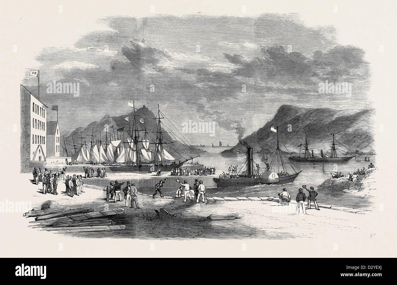 EMBARKATION AT ST. JOHN'S NEWFOUNDLAND OF THE HON. JOHN KENT ONE OF THE ...