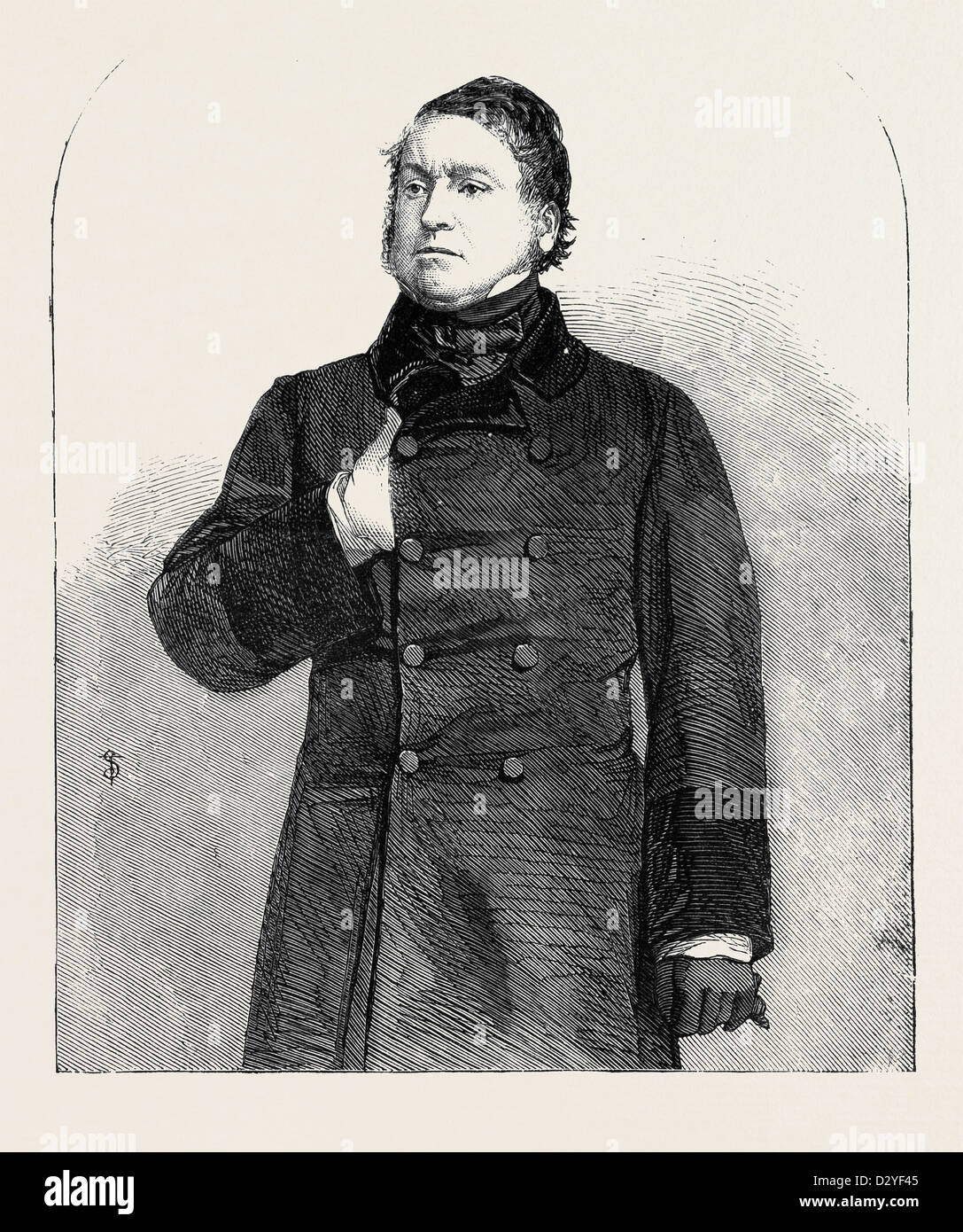 EDWIN JAMES ESQ. M.P. FOR MARYLEBONE FROM A PHOTOGRAPH BY JOHN WATKINS ...