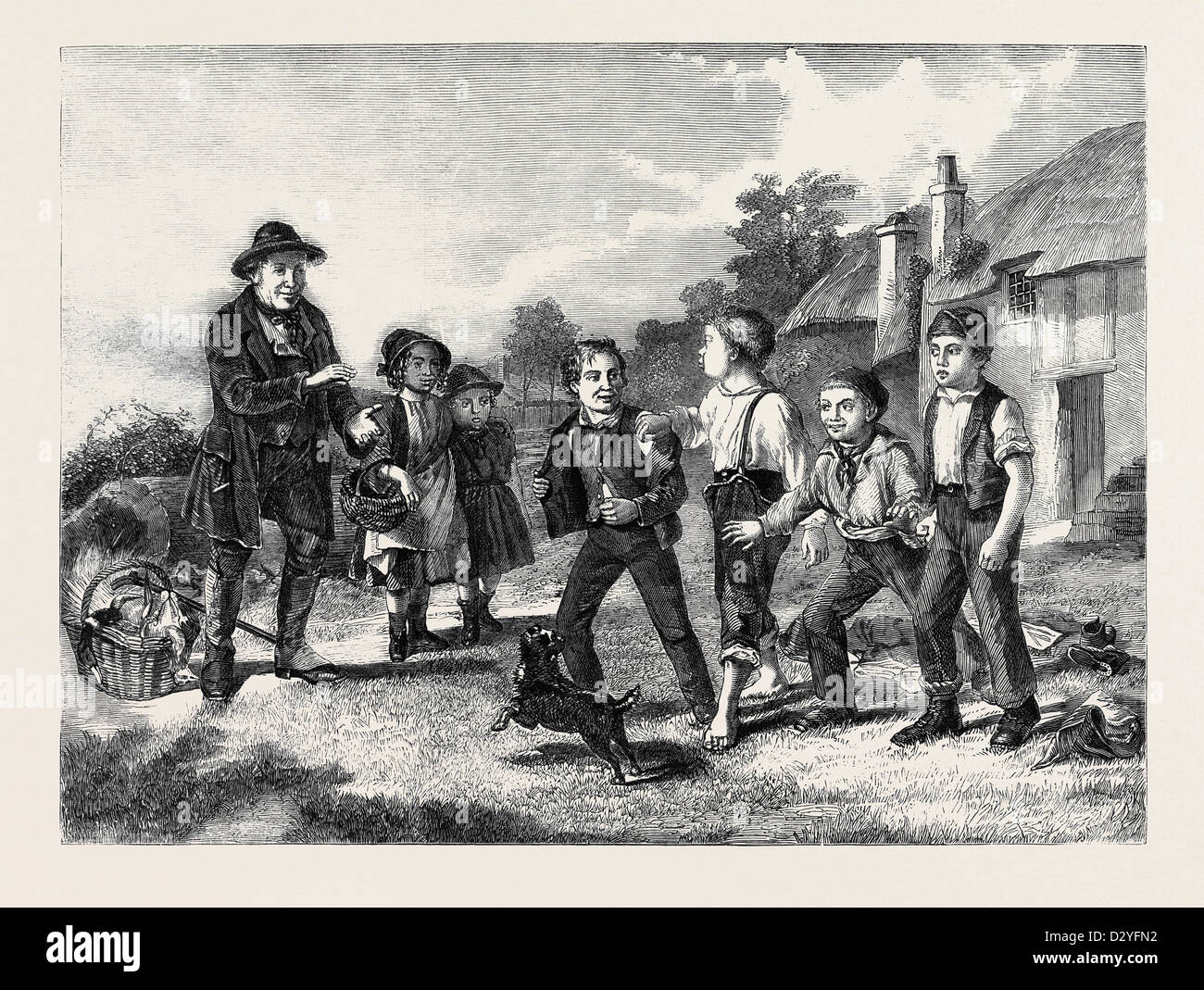 THE START ONE TWO THREE AND AWAY! BY W. HEMSLEY IN THE ROYAL ACADEMY ...