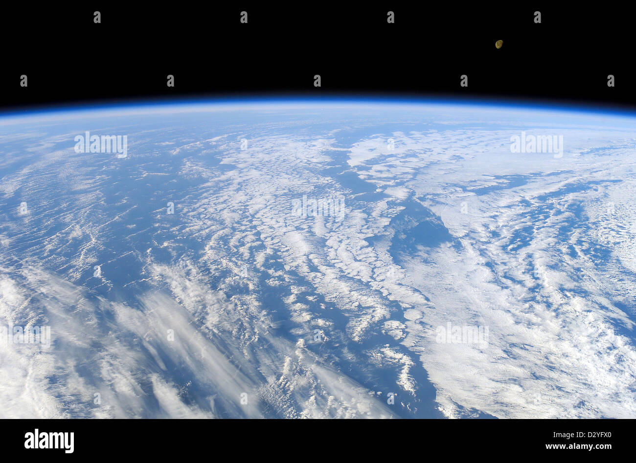 Moon set over earth hi-res stock photography and images - Alamy