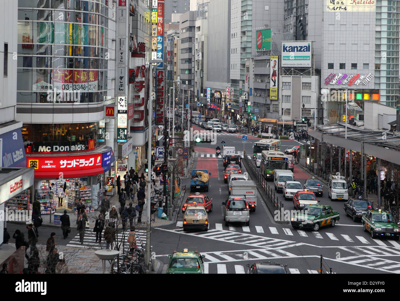 Tokyo, Japan, city view in the district of Shinjuku Stock Photo - Alamy