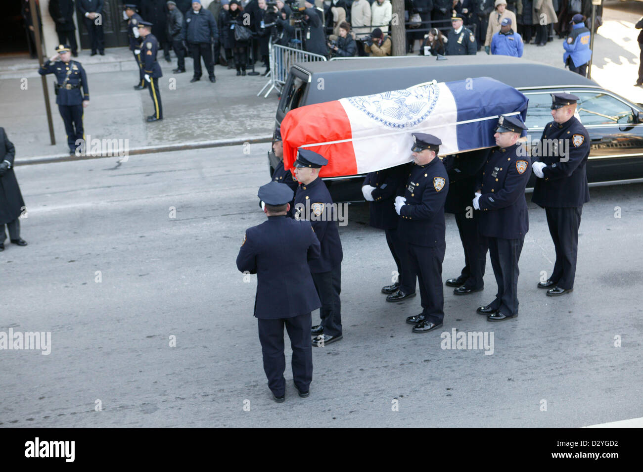 Feb. 4, 2013 - New York, New York, U.S. - Funeral for former New York ...