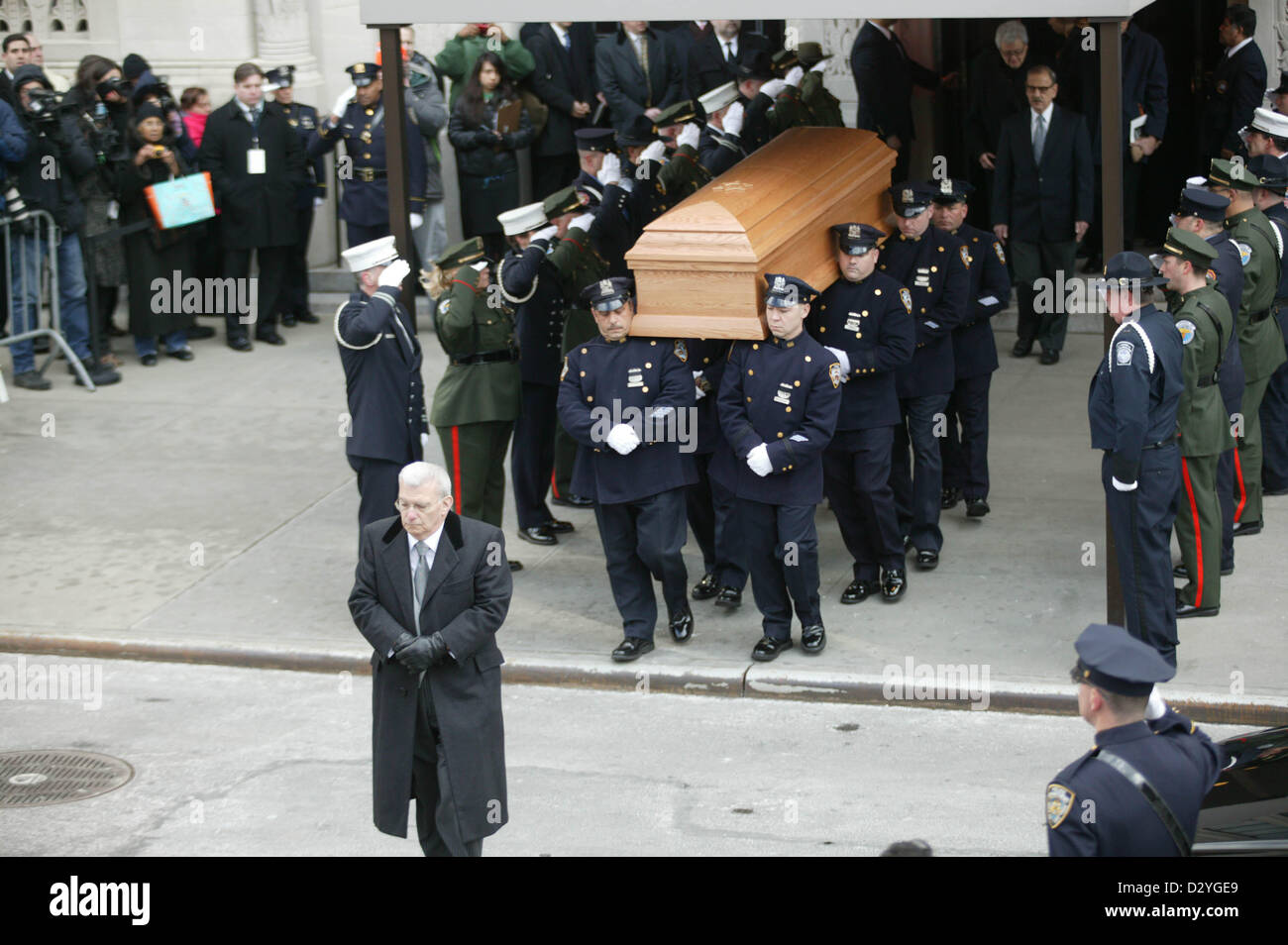 Feb. 4, 2013 - New York, New York, U.S. - Funeral for former New York ...