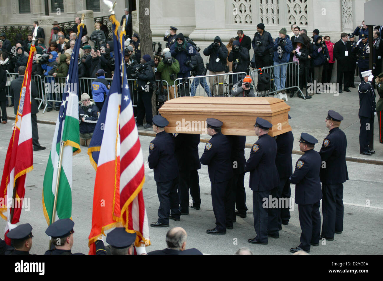 Feb. 4, 2013 - New York, New York, U.S. - Funeral for former New York ...