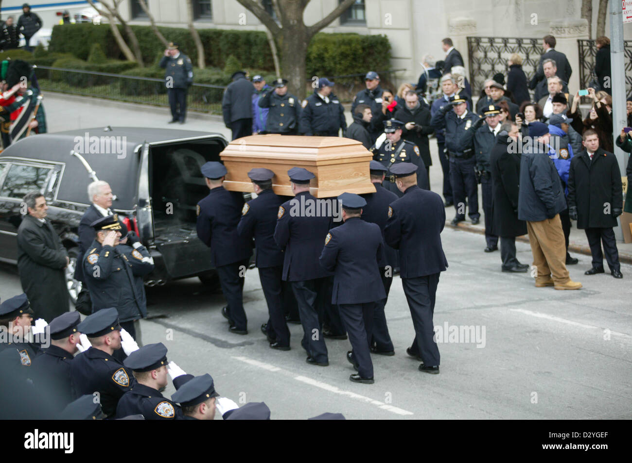 Feb. 4, 2013 - New York, New York, U.S. - Funeral for former New York ...