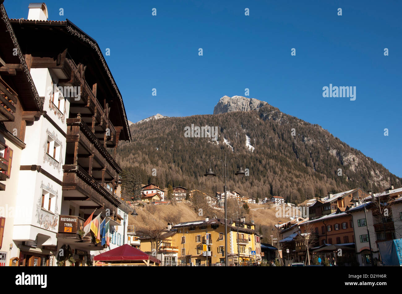 Scenic view moena dolomiti trentino hi-res stock photography and images ...
