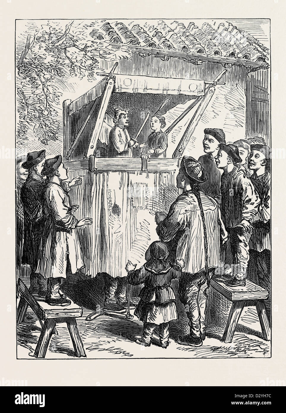 CHINA: THE CHINESE PUNCH 1873 Stock Photo - Alamy