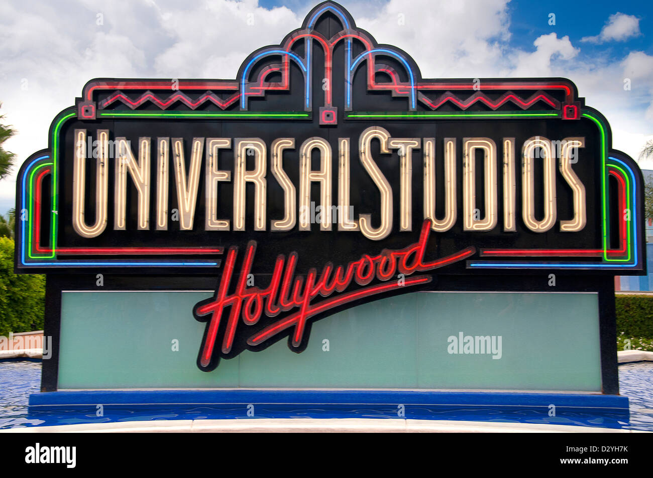 The Universal Studio and theme park in Hollywood California USA Stock ...