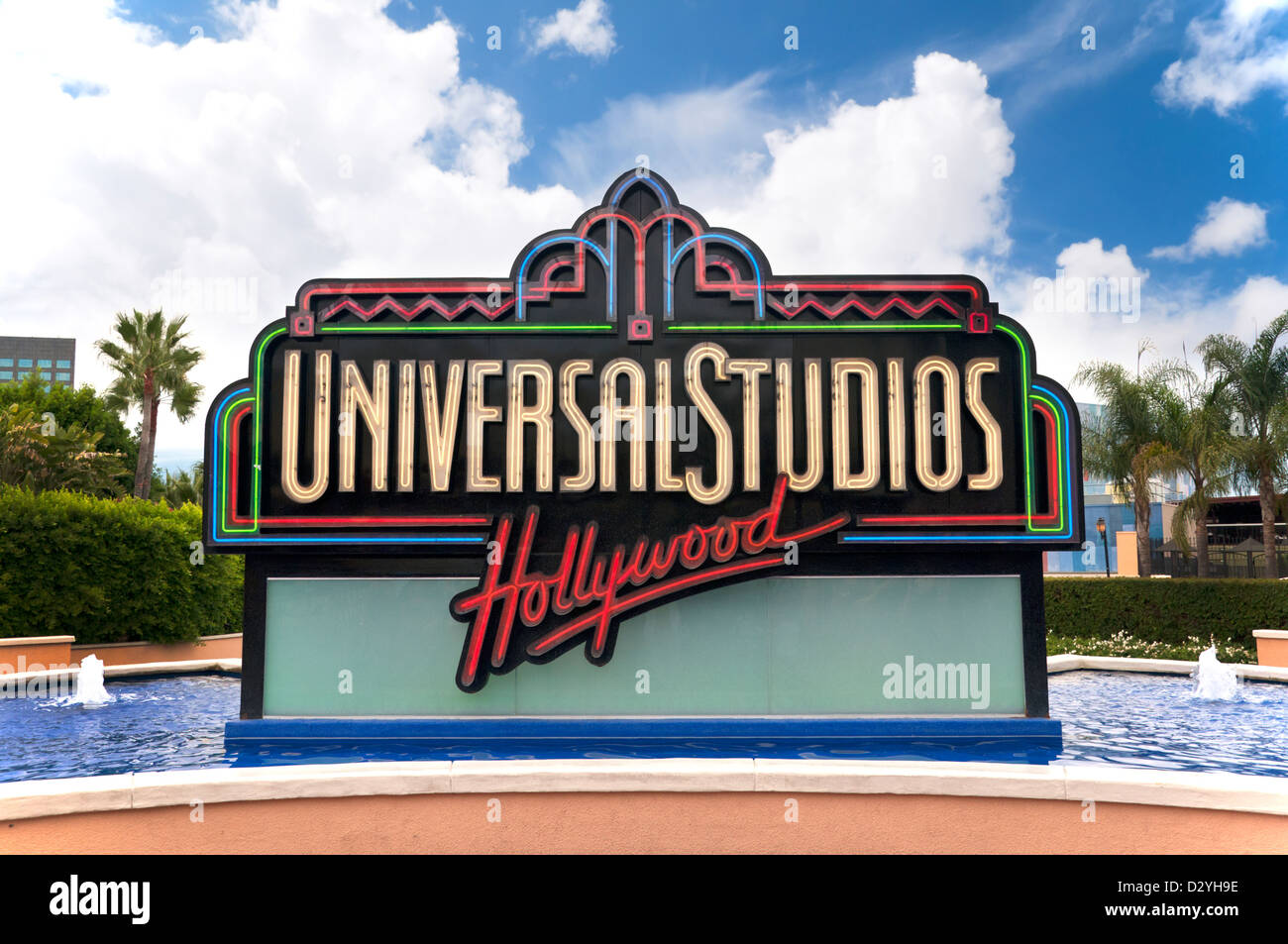 The Universal Studio and theme park in Hollywood California USA Stock ...