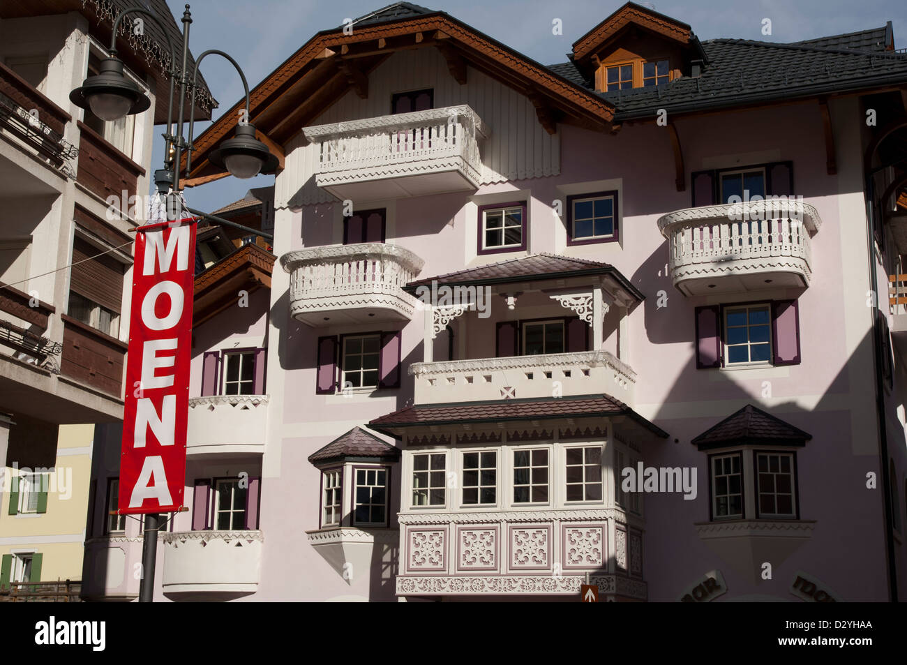 Scenic view moena dolomiti trentino hi-res stock photography and images ...