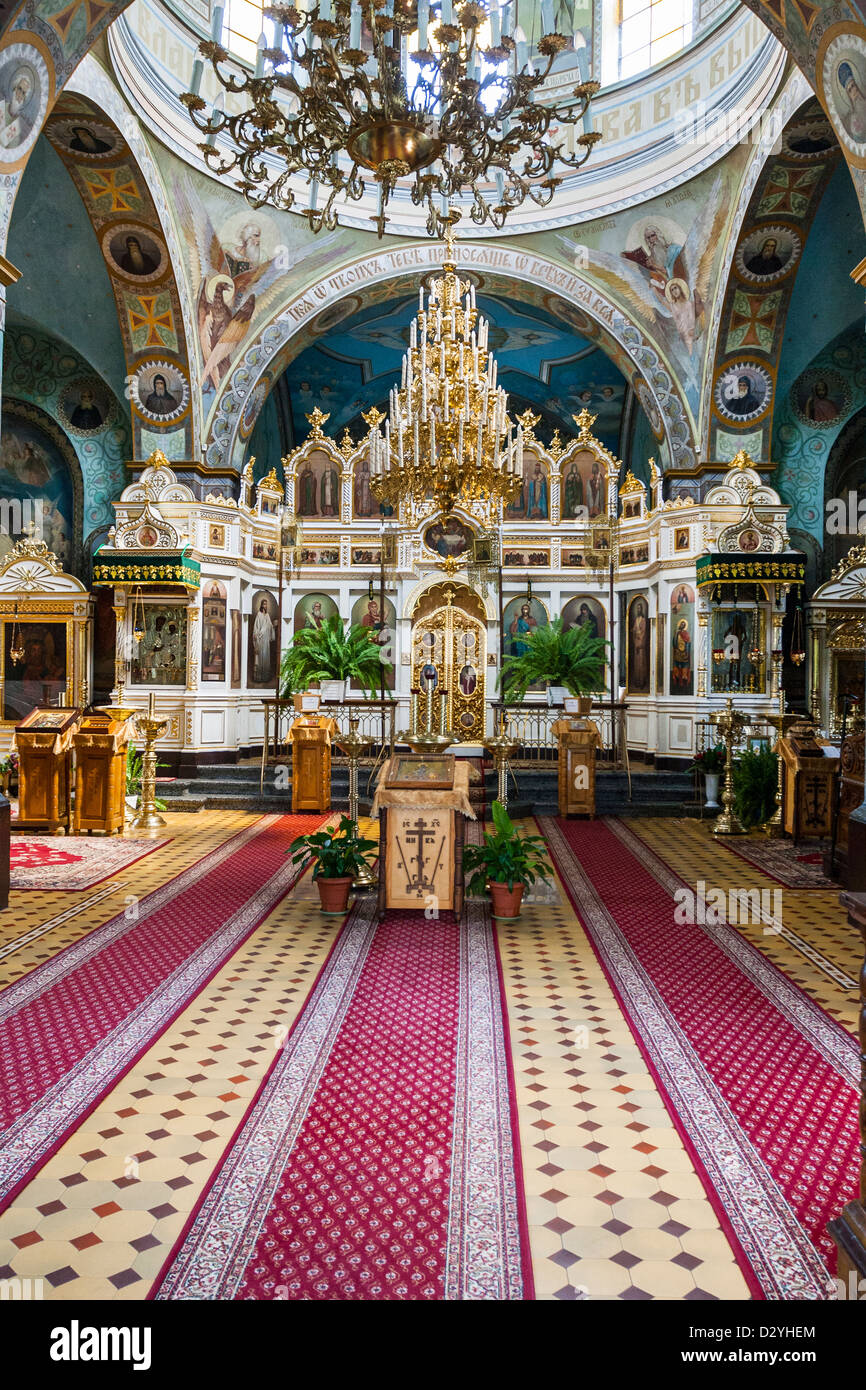 Interior the orthodox church in Jableczna, iconostasis, Poland Stock Photo - Alamy