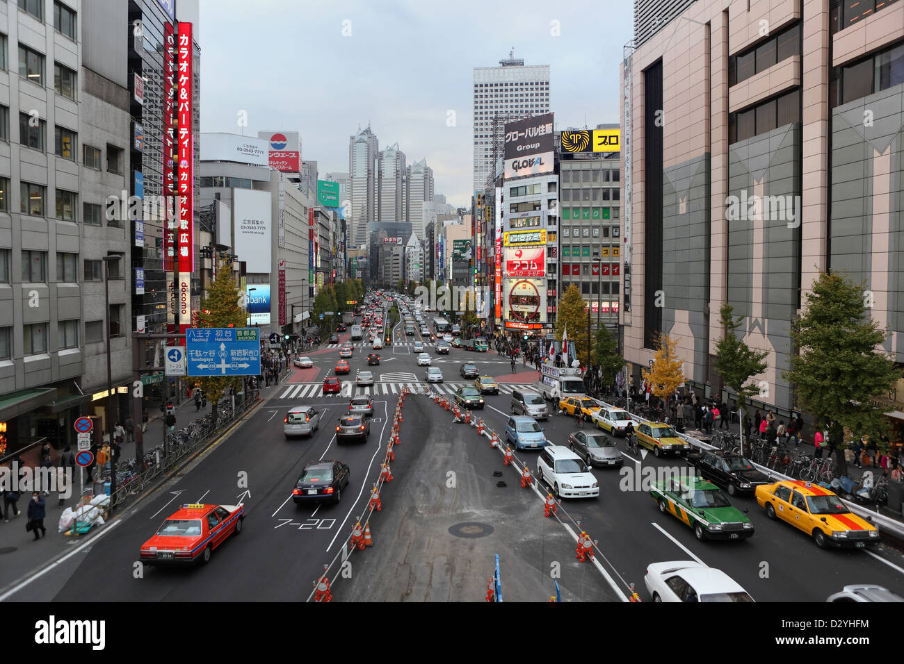 Tokyo, Japan, city view in the district of Shinjuku Stock Photo - Alamy