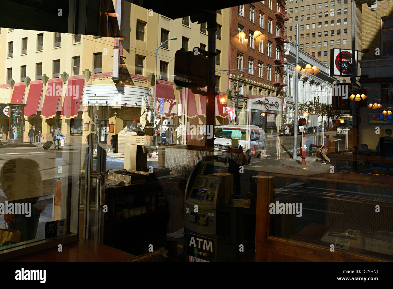 Cafe with reflections hi-res stock photography and images - Alamy