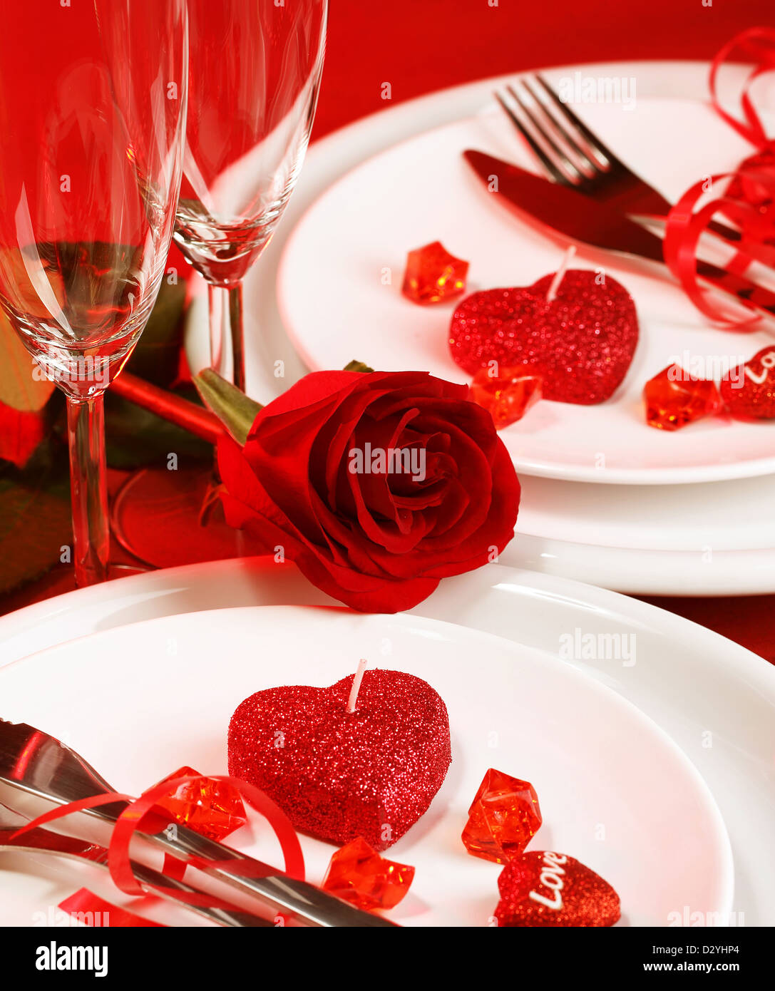 Romantic Dinner Table Setting Ideas