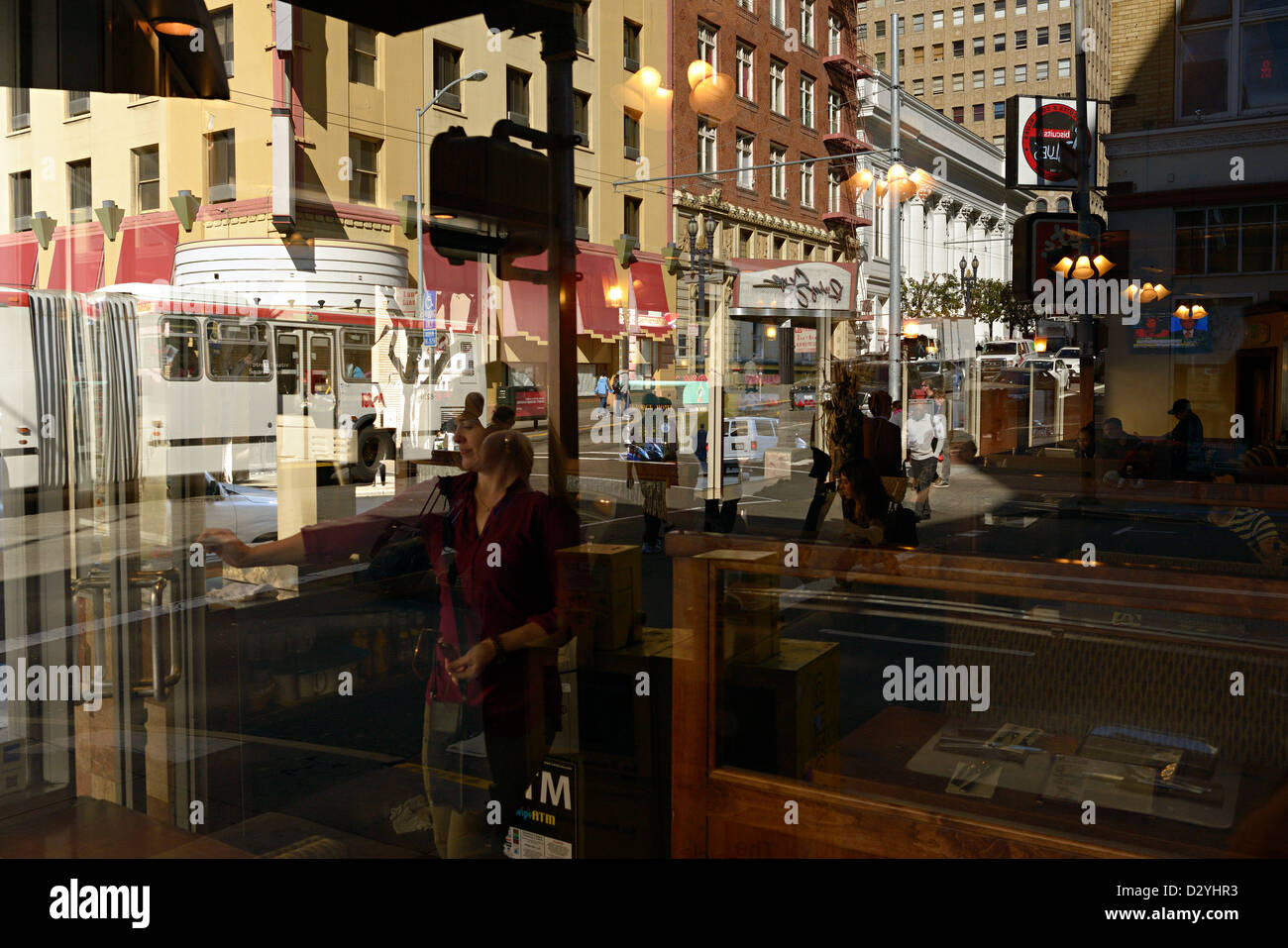 Cafe with reflections hi-res stock photography and images - Alamy