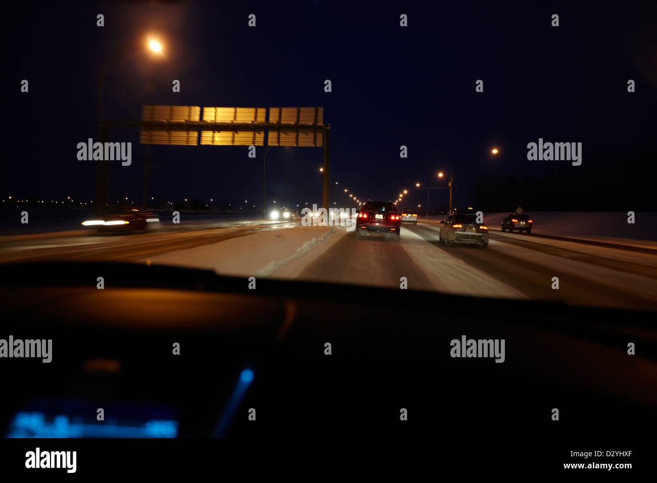 Saskatchewan winter night hi-res stock photography and images - Alamy