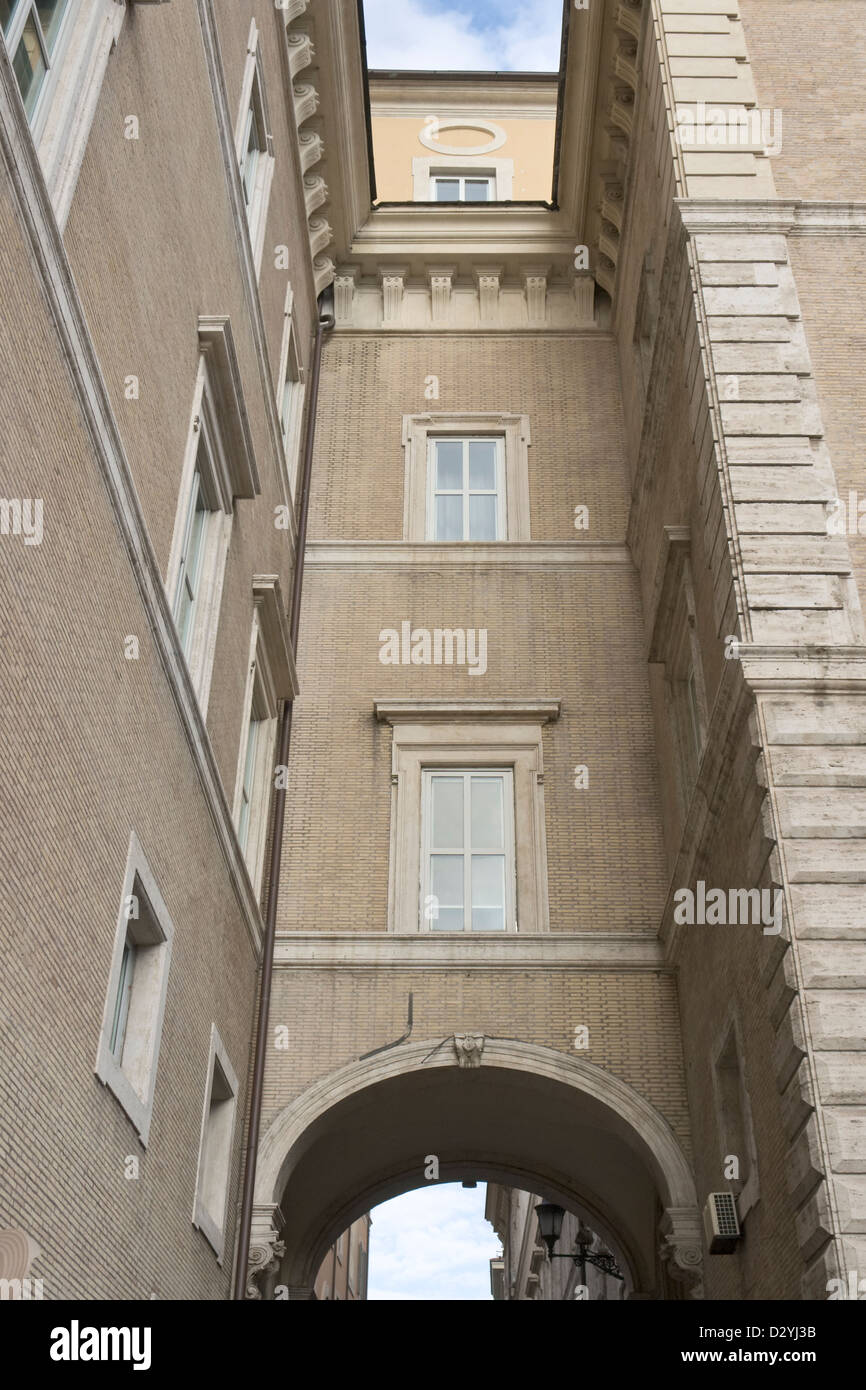 Covered archway passage Stock Photo - Alamy