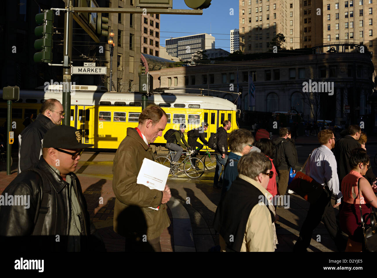 Morning streetcar hi-res stock photography and images - Alamy