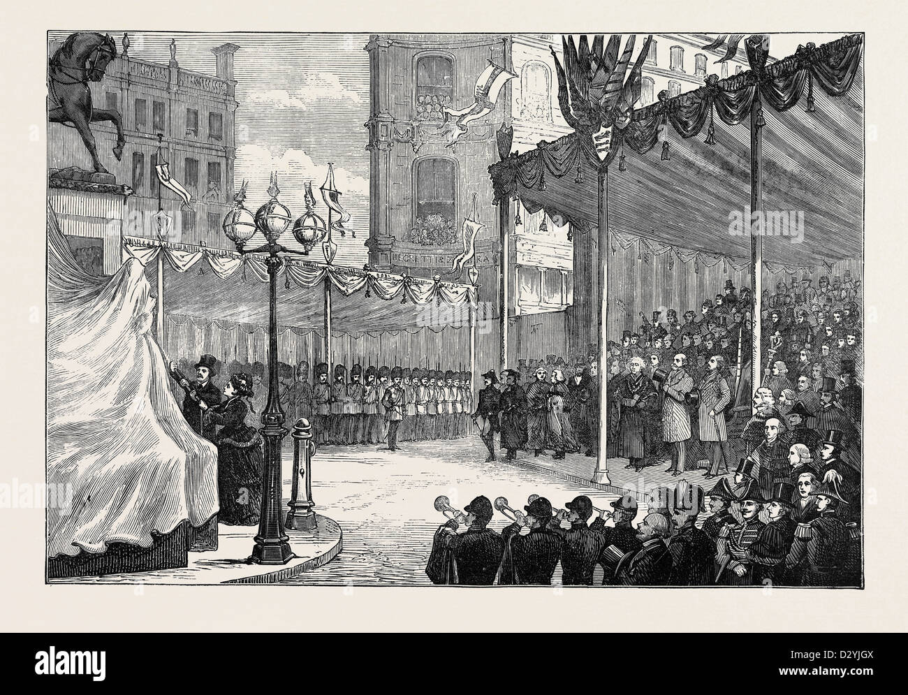UNVEILING THE STATUE OF THE LATE PRINCE CONSORT IN HOLBORN CIRCUS ...